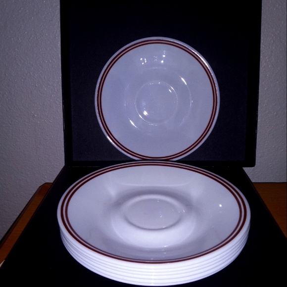 Corelle | Dining | Rare Htf Vintage Corelle Batik Saucers Set Of 7 ...